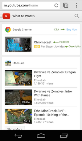 Formato Masthead Mobile Para Anunciar no YouTube - Clinks | Agência ...