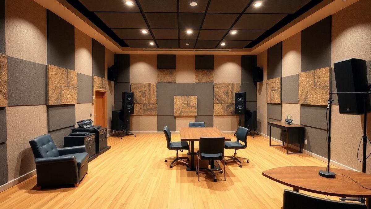 Estratégias para melhorar a acústica em estúdios